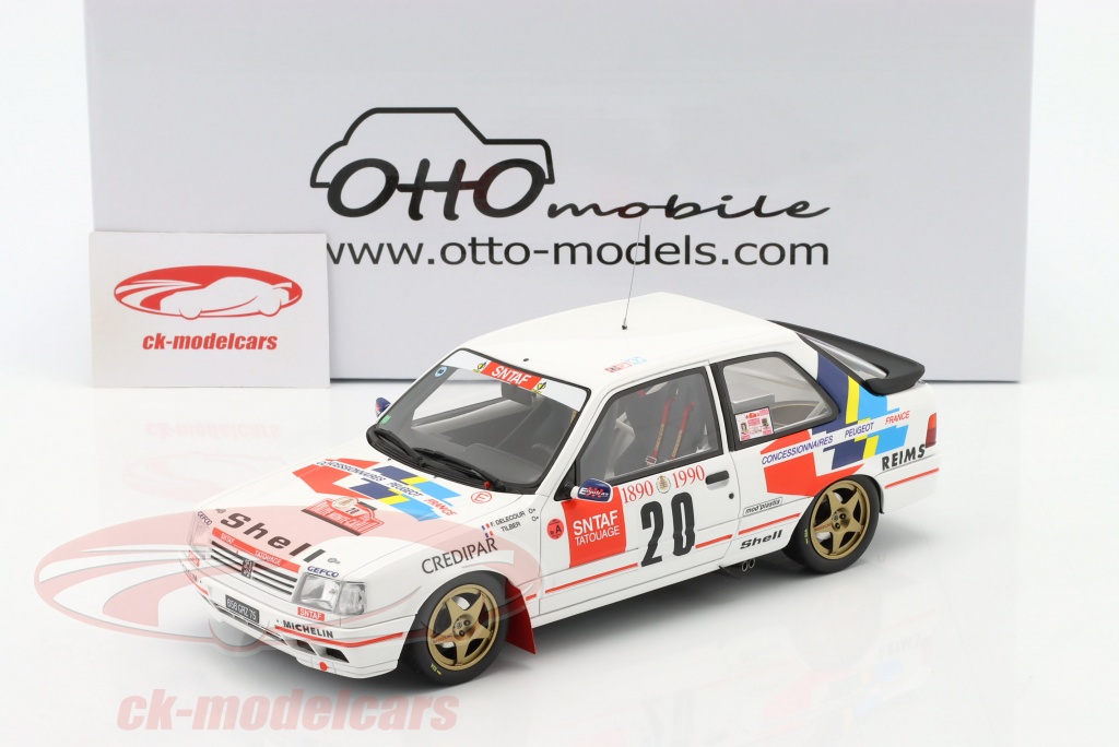 Ottomobile 1:18 Peugeot 309 Gr.A #20 9日 Rallye Monte Carlo 1990 ...