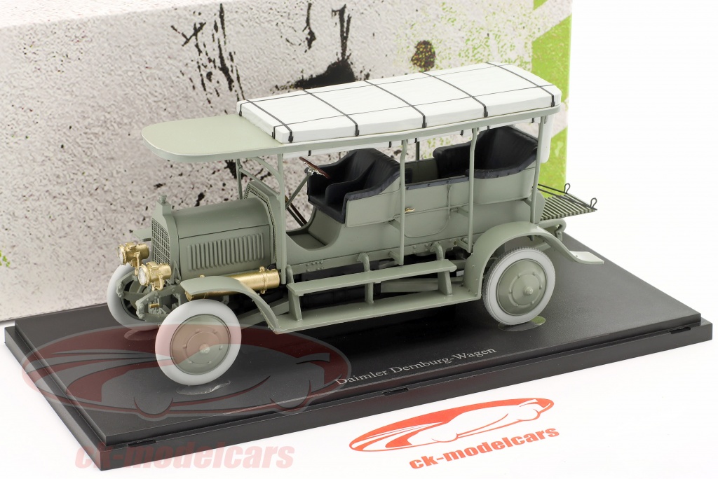 AutoCult 1:43 Daimler Dernburg-Wagen year 1907 green / grey 01017 model ...