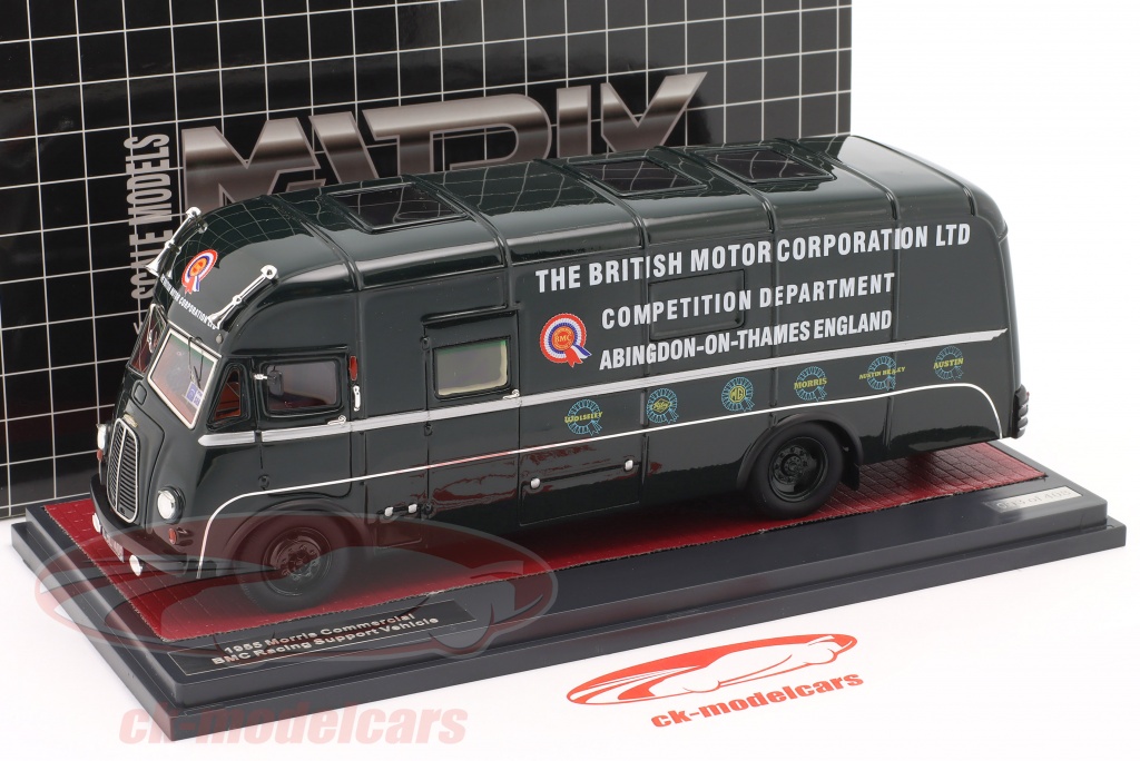 Matrix 1:43 Morris Commercial British Motor Corporation 赛车 支持 车辆 1955 ...