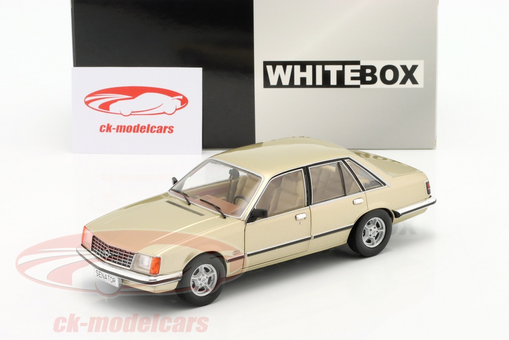 WhiteBox 1:24 Opel Senator A1 bouwjaar 1978 beige metalen WB124125 ...