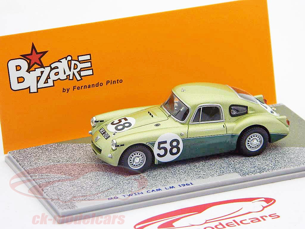 Schuco 1:43 MG Twin Cam #58 24h LeMans 1961 Lund / Olthoff Spark ...