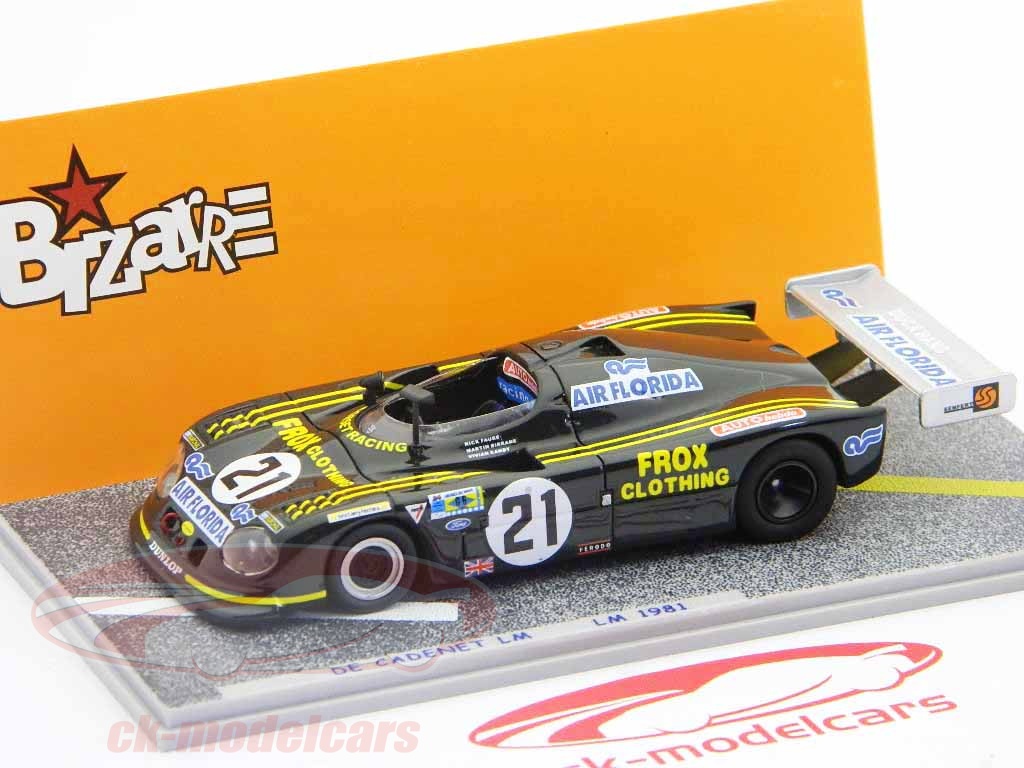 Spark 1:43 De Cadenet #21 24h LeMans 1981 Birrane / Candy / Faure ...