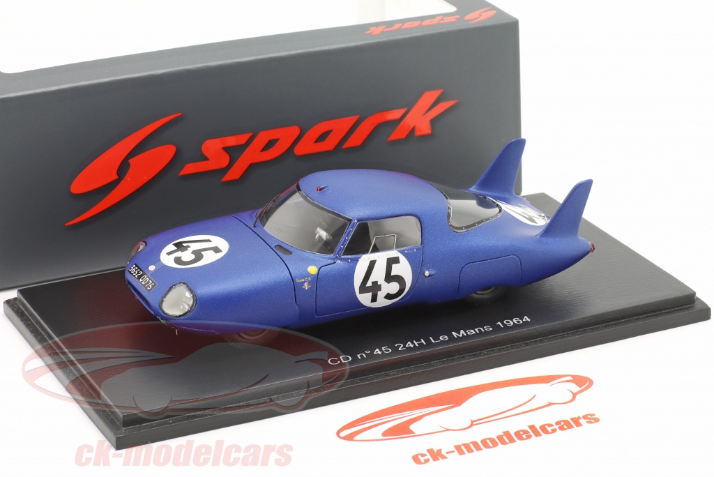 Spark 1:43 CD LM 64 #45 24h LeMans 1964 P. Lelong, G. Verrier S5072 ...