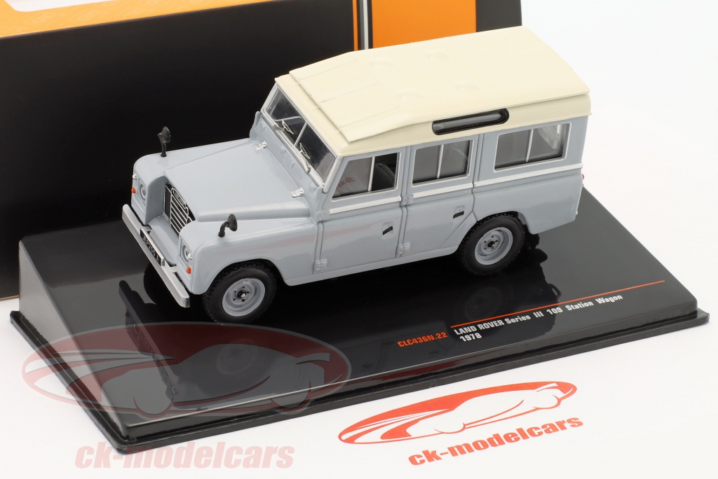 Ixo 1:43 Land Rover Series III 109 Station Wagon 1978 Gris CLC436N.22 ...
