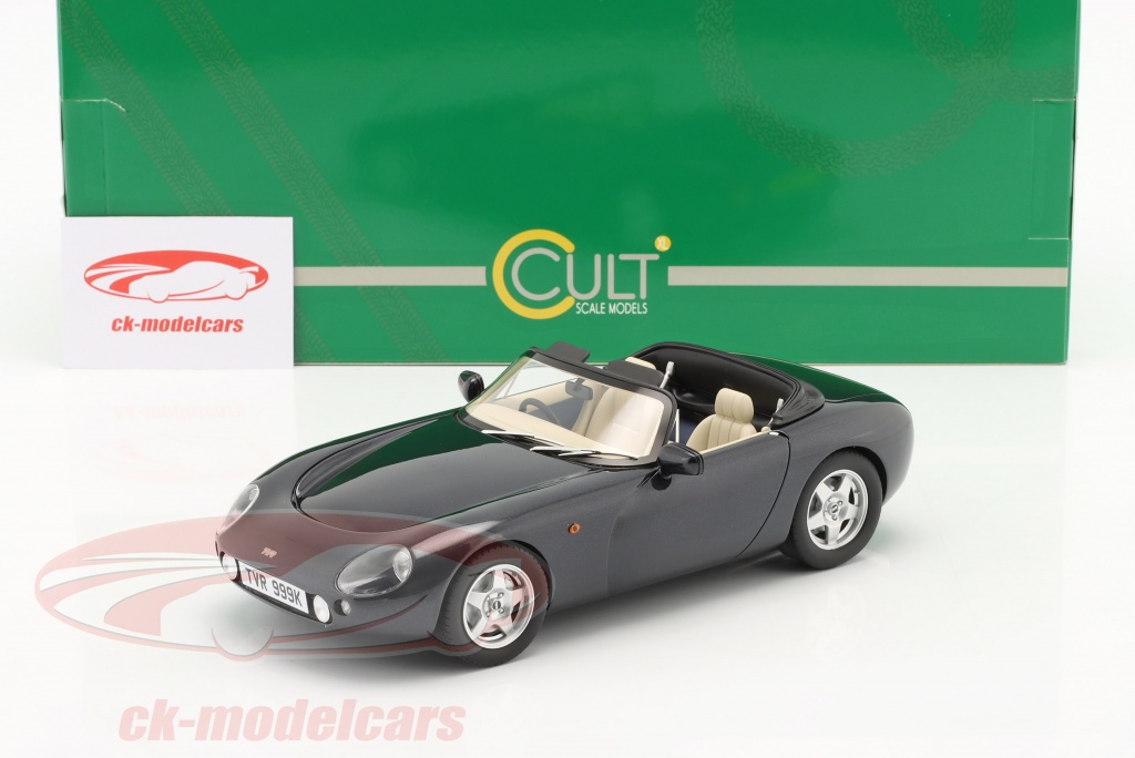 Cult Scale Models 1:18 TVR Griffith Cabrio Byggeår 1991 - 1993 blå ...