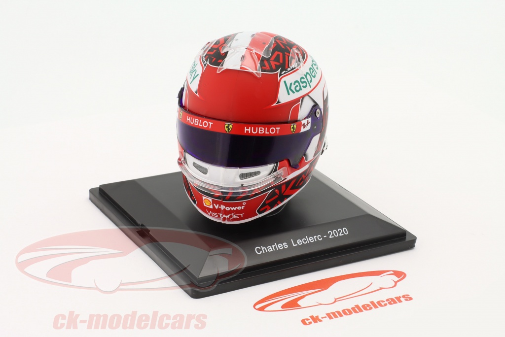 Spark 1:5 Charles Leclerc #16 Scuderia Ferrari formula 1 2020 helmet ...