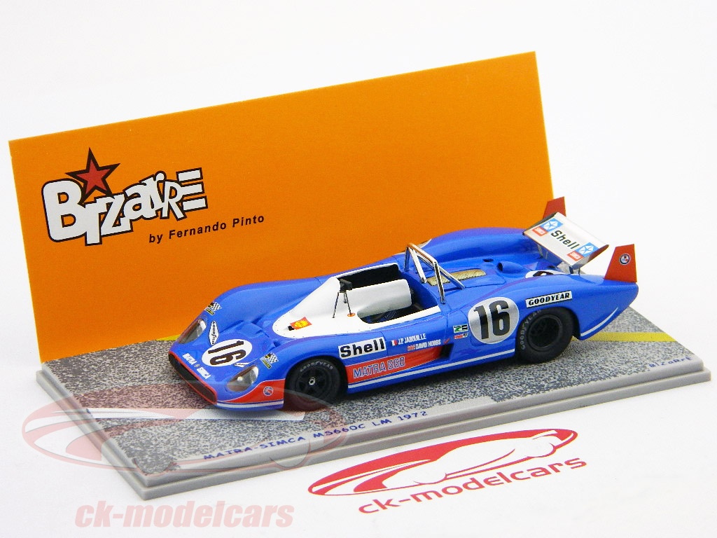 Spark 1:43 Matra Simca MS660C #16 24h LeMans 1972 Jabouille / Hobbs ...