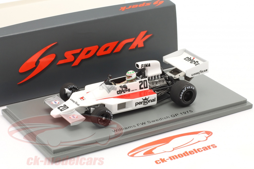 Spark 1:43 Damien Magee Williams FW03 #20 Шведский GP формула 1 1975 ...