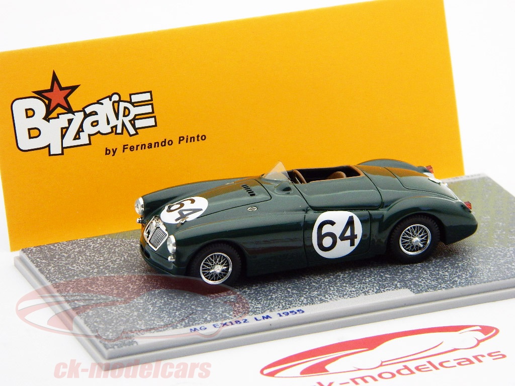 Spark 1:43 MG EX182 #64 24h LeMans 1955 Bizarre BZ345 model car BZ345 ...