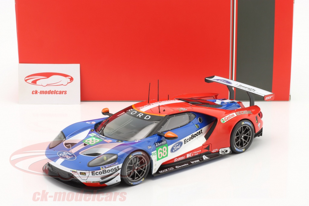 Ixo 1:18 Ford GT #68 24h LeMans 2017 Hand, Kanaan, Müller IXOSP-FGT18113 model car IXOSP ...