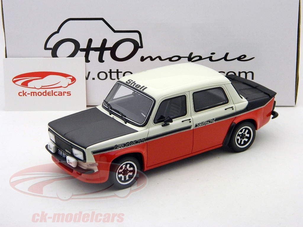 Ottomobile 1:18 Simca 1000 Rally 2 SRT 77 white red OT537 model car ...