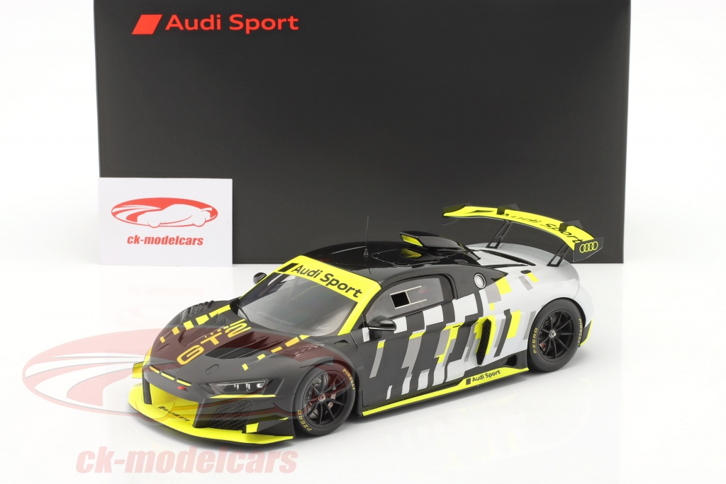 Spark 1:18 Audi R8 LMS GT2 Presentation Car Nero / Grigio / giallo 5022100251 modello auto ...