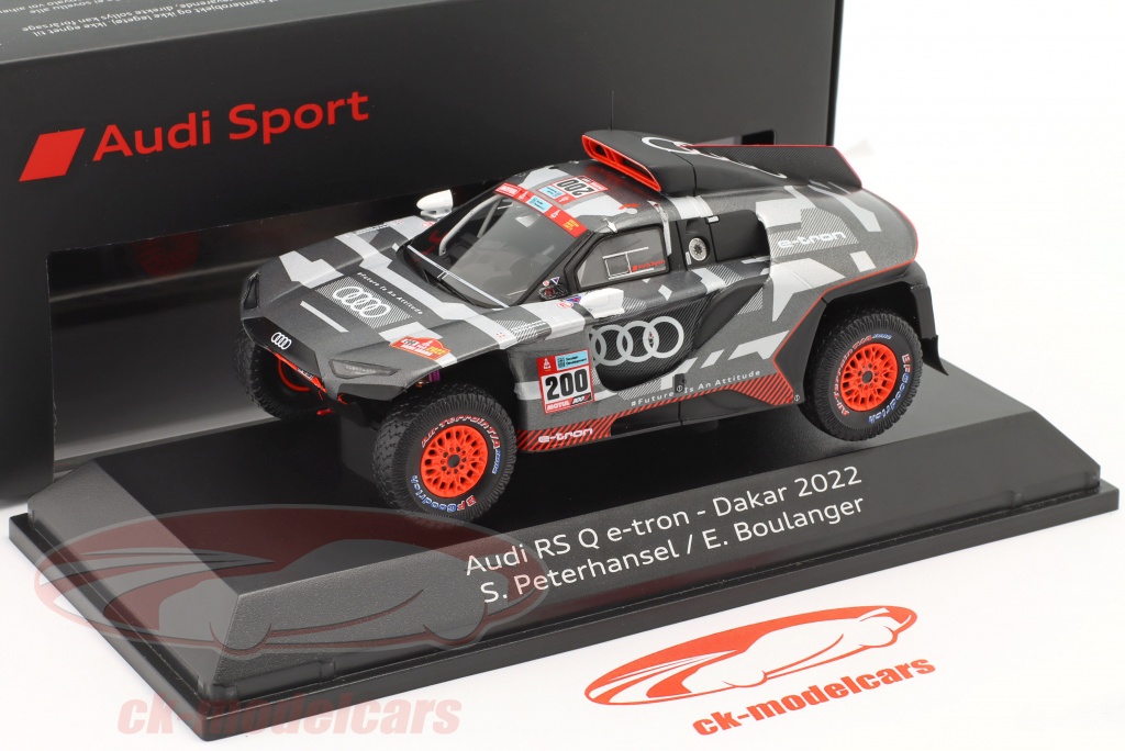 Spark 1:43 Audi RS Q e-tron #200 Rallye Dakar 2022 Peterhansel ...
