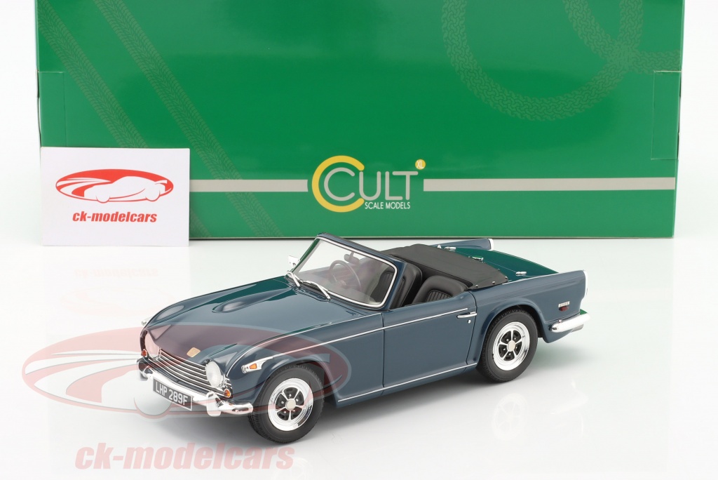 Cult Scale Models 1:18 Triumph TR5 P.I. RHD Bouwjaar 1967 blauw CML069 ...