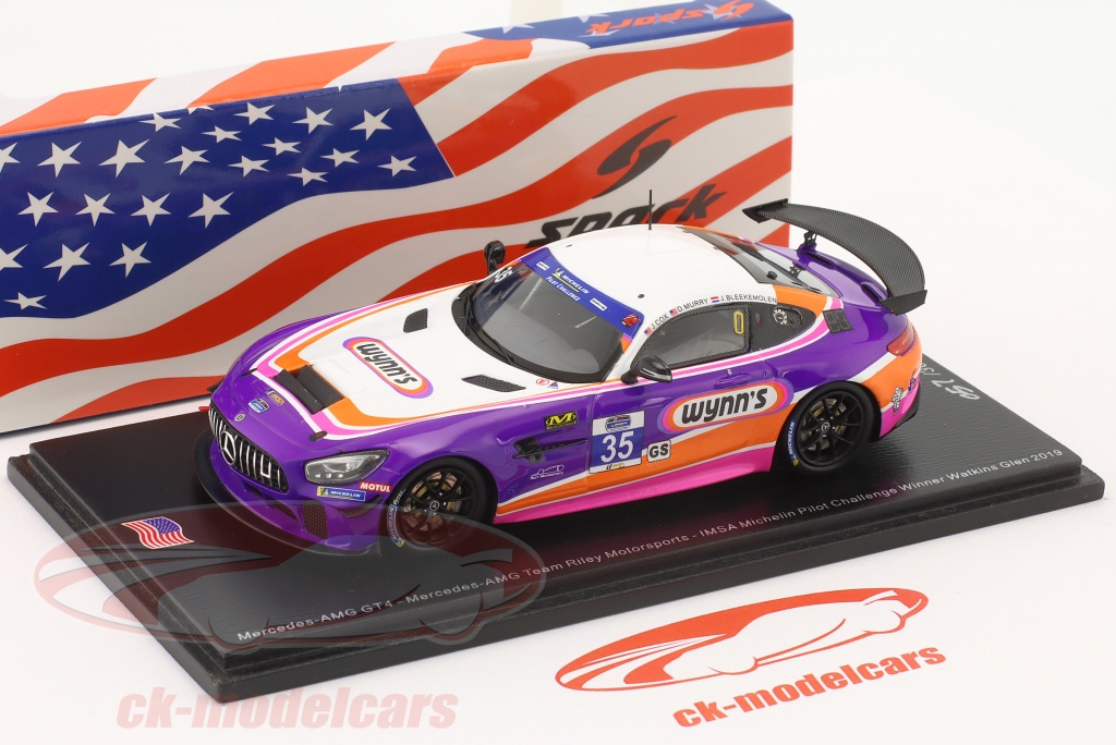 Spark 1:43 Mercedes-AMG GT4 #35 gagnant IMSA MPC Watkins Glen 2019 ...