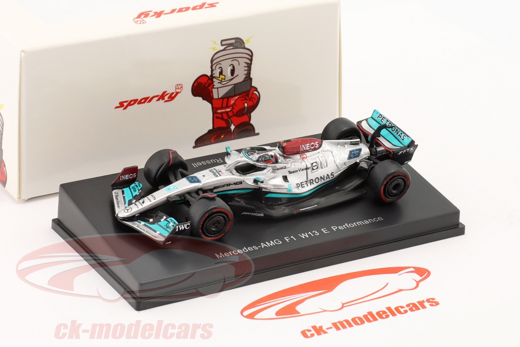 Spark 1:64 George Russell Mercedes-AMG F1 W13 #63 formula 1 2022 Y257 ...