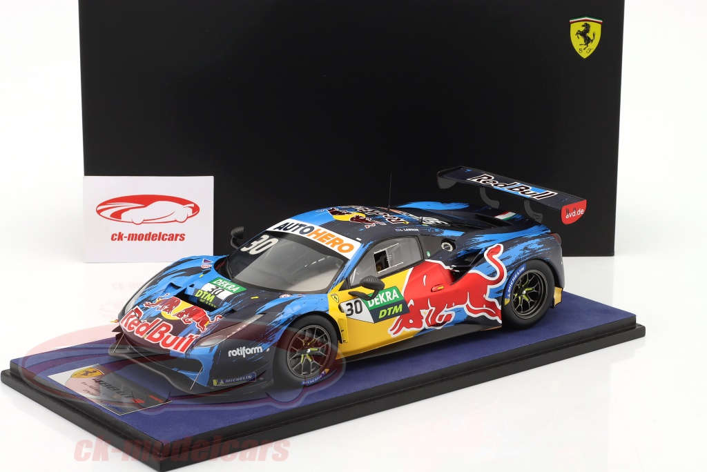 LookSmart 1:18 Ferrari 488 GT3 Evo #30 ganador DTM Monza 2021 L. Lawson ...