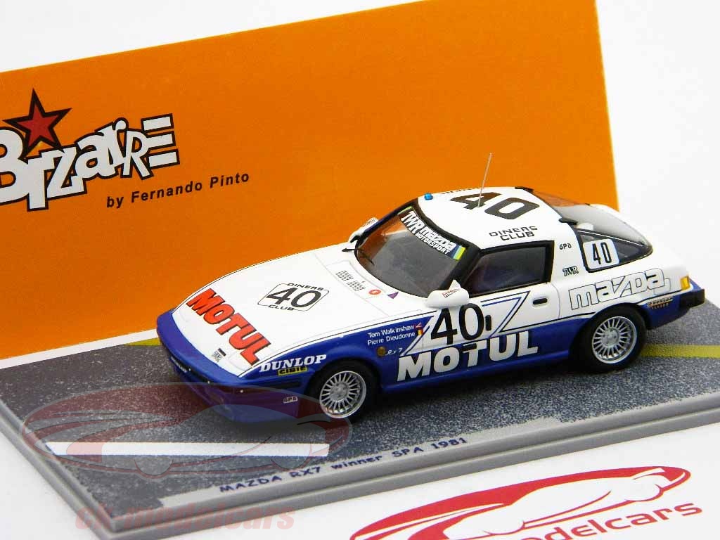 Spark 1:43 Madzda RX7 #40 Winner Spa 1981 Bizarre BZ429 model car BZ429 ...