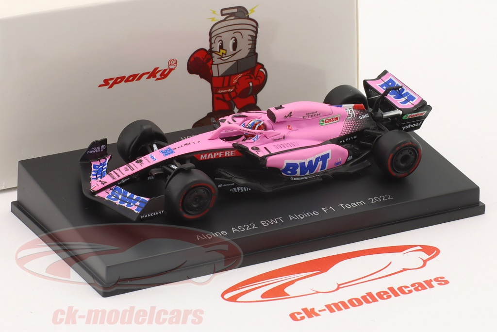 Spark 1:64 Esteban Ocon Alpine A522 #31 Fórmula 1 2022 Y251 modelo ...