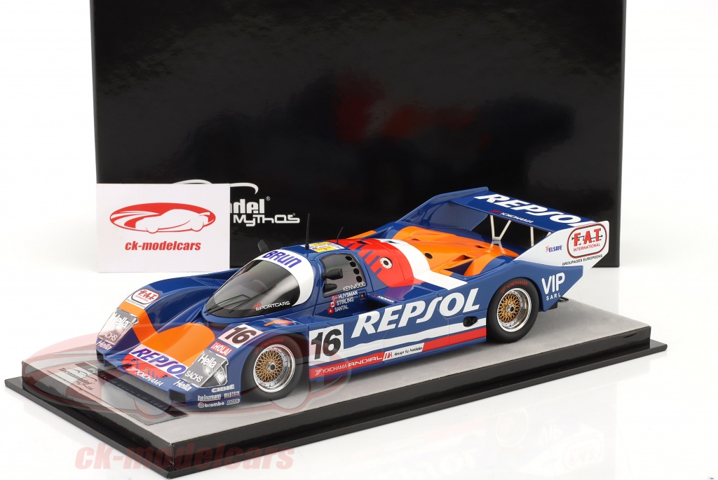 Tecnomodel 1:18 Porsche 962C #16 24h LeMans 1991 Repsol Brun Motorsport TM18-271A model auto ...
