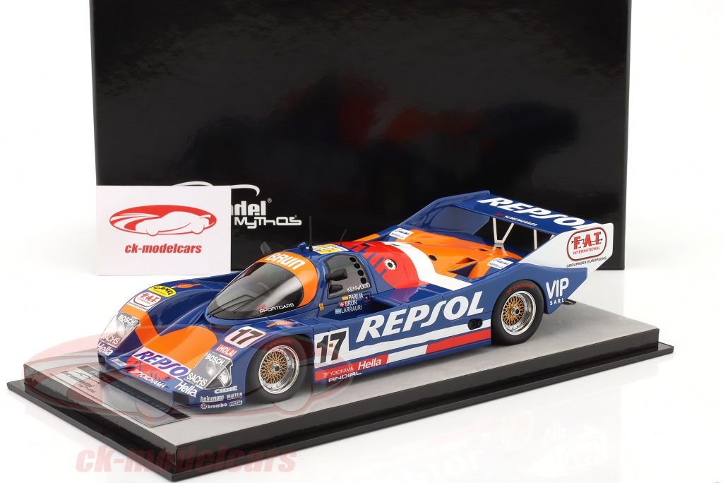 Tecnomodel 1:18 Porsche 962C #17 24h LeMans 1991 Repsol Brun Motorsport TM18-271B Modellauto ...