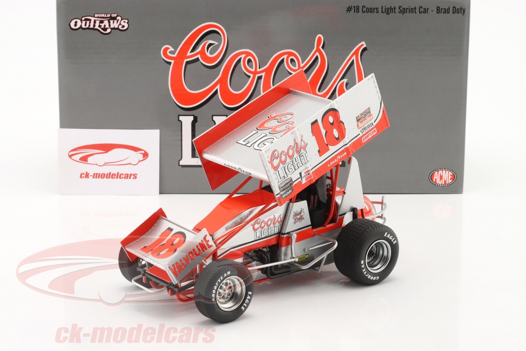 GMP 1:18 Coors Light Sprint Car #18 Brad Doty A1809525 model auto A1809525