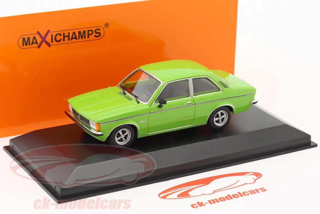 Minichamps 1:43 Opel Kadett C limousine Année de construction 1978 vert ...