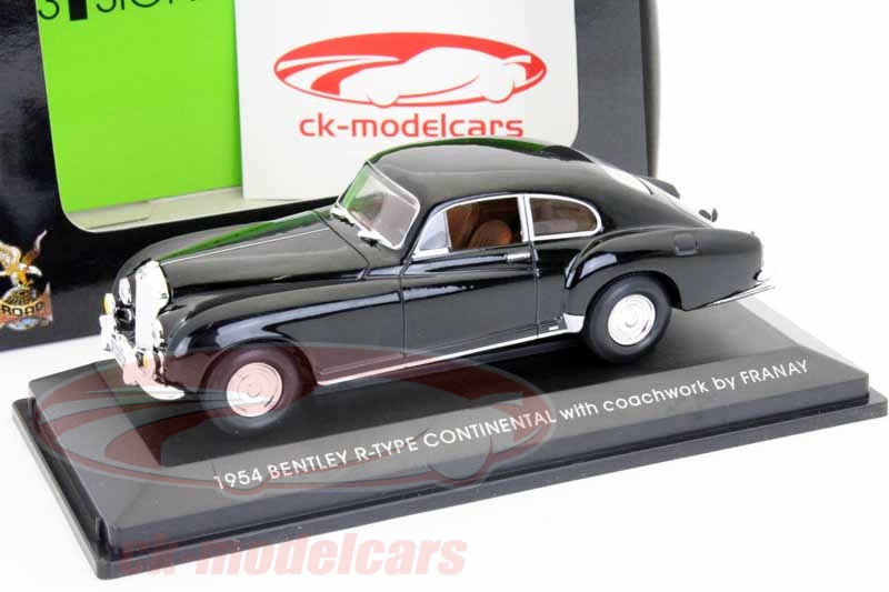 Yat Ming 1:43 Bentley R-Type Continental 1954 black 43212BK model car ...