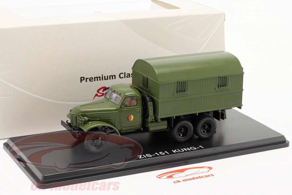 Premium Classixxs 1:43 ZIL 151 Kung-1M NVA veículo militar Oliva ...