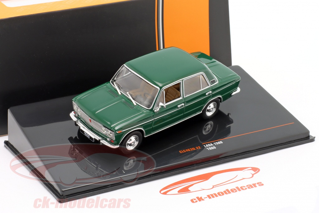 Ixo 1:43 Lada 1500 Bouwjaar 1980 donkergroen CLC463N.22 model auto ...