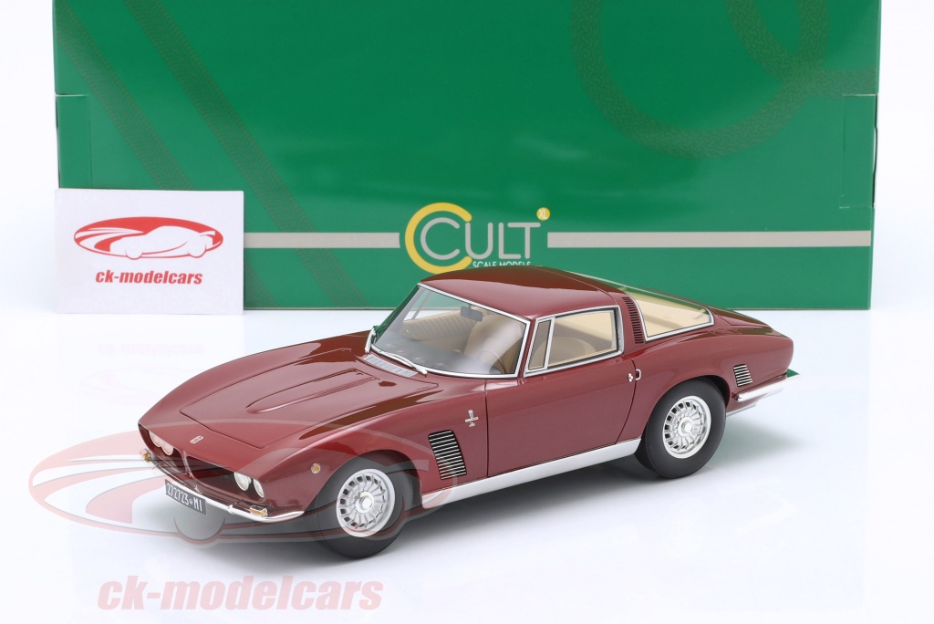 Cult Scale Models 1:18 Iso Grifo GL350 year 1966 red metallic CML086-2 ...