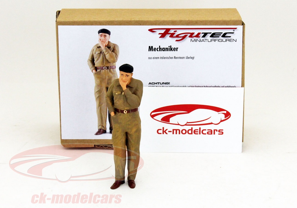 Figutec 1:18 Stefano Meazza Italian mechanic figure considered Figures ...