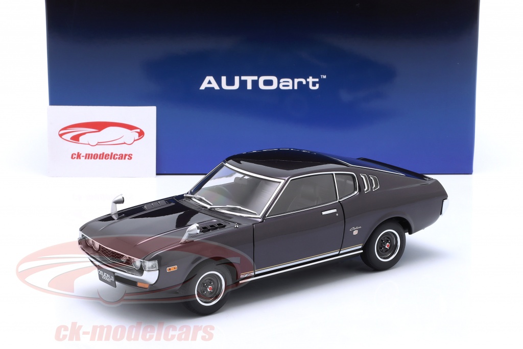 AUTOart 1:18 Toyota Celica Liftback 2000GT (RA25) 1973 dunkellila ...