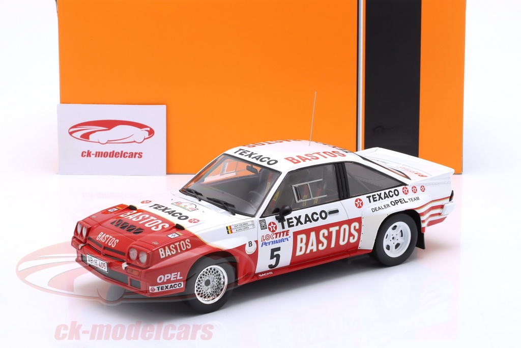 Ixo 1:18 Opel Manta 400 #5 5e Rallye Ypres 1985 Colsoul, Lopes 18RMC134 ...