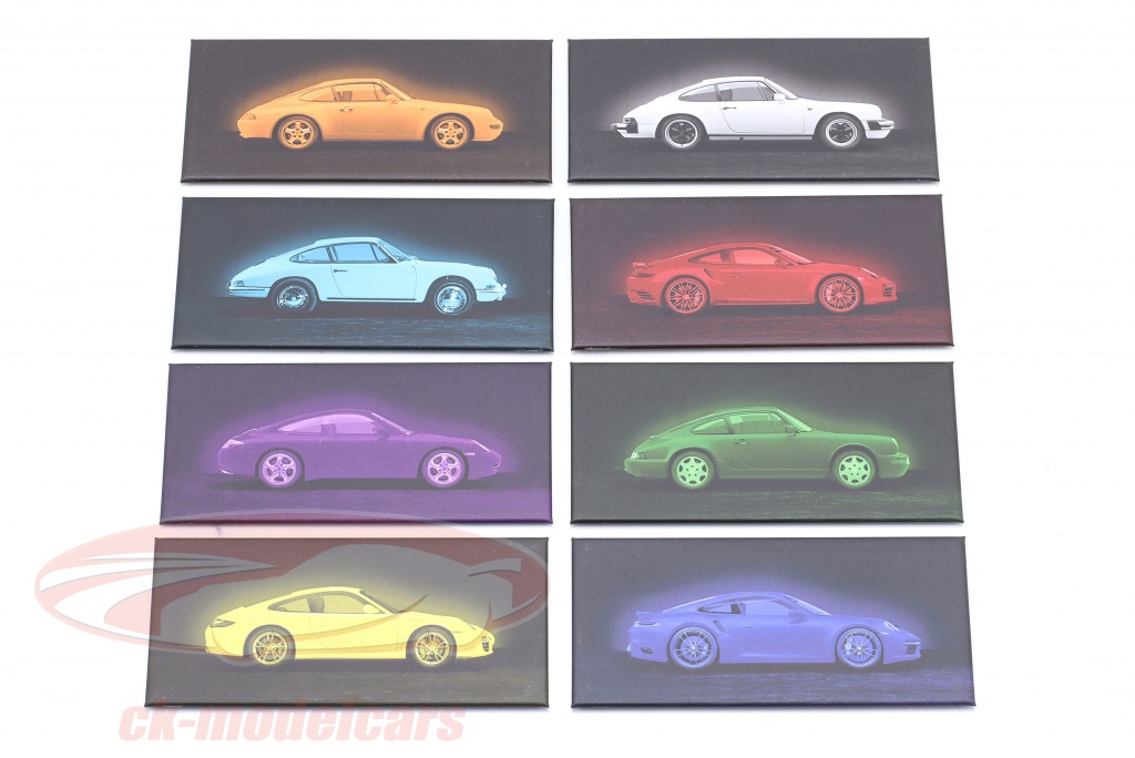 Magnet set Porsche 911 Podcast (8 pieces / 12 x 5,5 cm) MAP05230122 ...