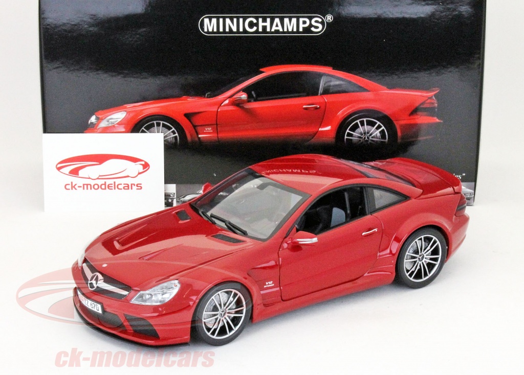 Minichamps 1:18 Mercedes-Benz SL65 AMG Black Series 2009 red 100038122 ...