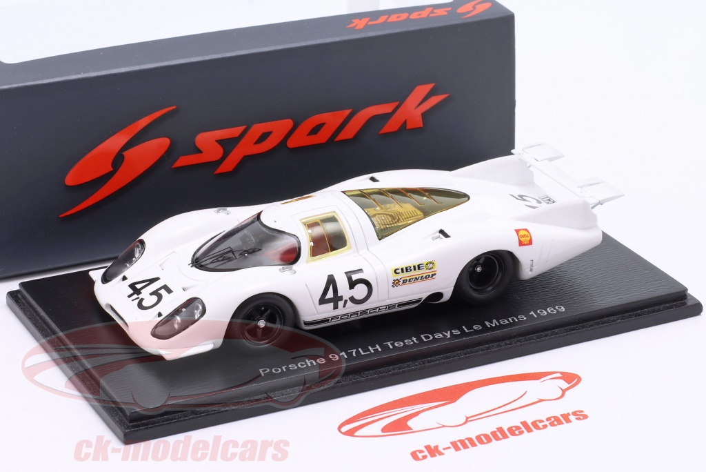 Spark 1:43 Porsche 917 LH #4,5 Test LeMans 1969 Rolf Stommelen S9249 ...
