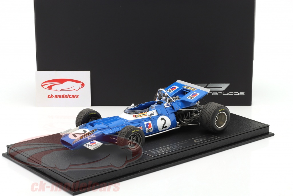 GP Replicas 1:18 J. Stewart Matra MS80 #2 勝者 フランス GP F1 1969 第二選択 ...