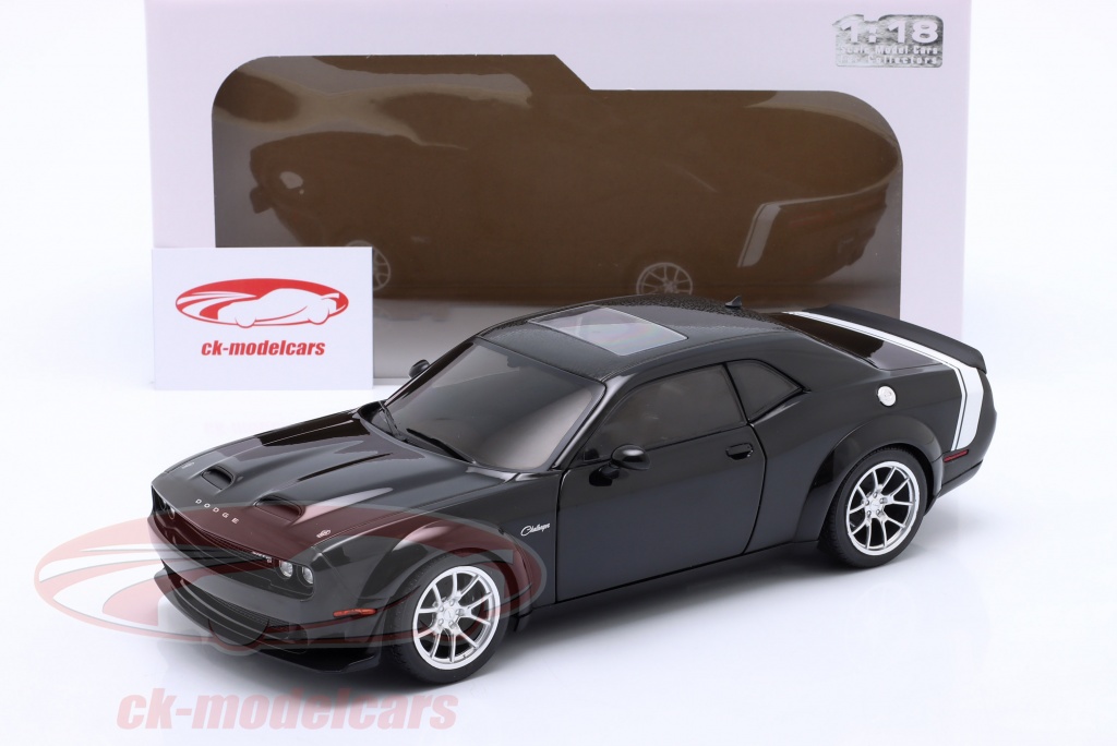 Solido 1:18 Dodge Challenger SRT Hellcat Redeye Black Ghost Byggeår ...