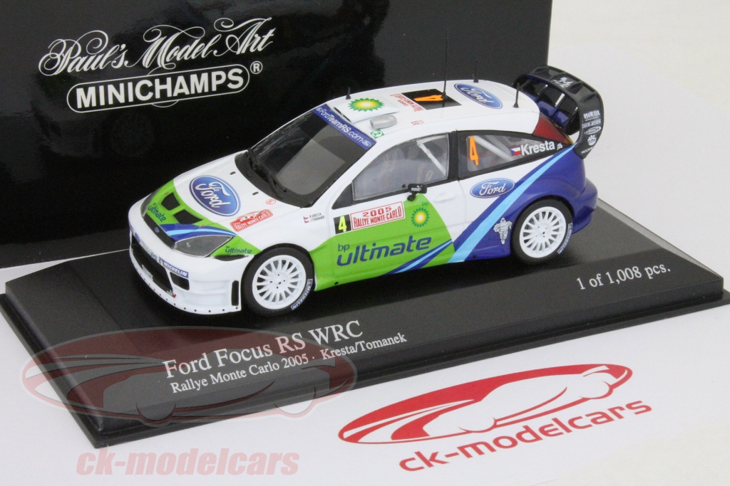 Minichamps 1:43 Ford Focus RS WRC #4 Rally Monte Carlo 2005 Kresta ...