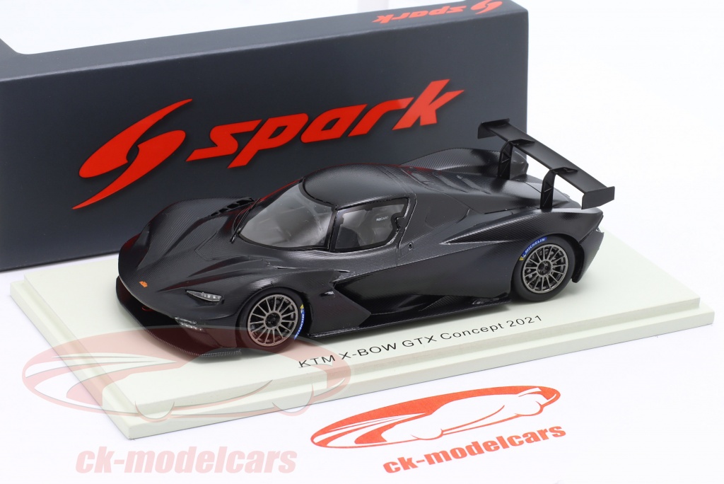 Spark 1:43 KTM X-Bow GTX Conceito 2021 preto S5666 modelo carro S5666 ...