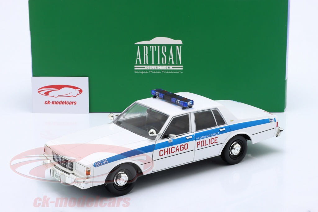 Greenlight 1:18 Chevrolet Caprice Chicago Police 1989 wit 19128 model ...
