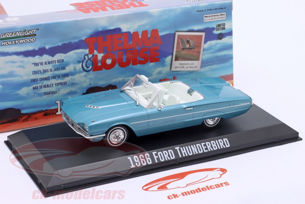Thelma And Louise Movie Car Greenlight 1966 Thunderbird Convertible ...