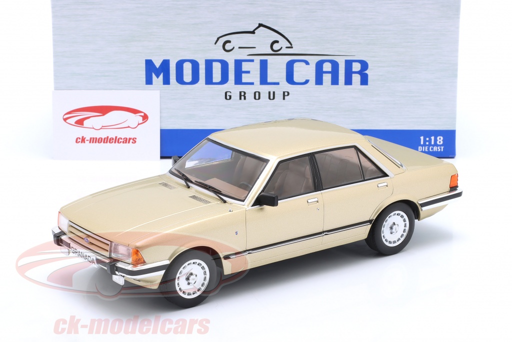 Modelcar Group 1:18 Ford Granada MK II 2.8 Ghia year 1982 beige ...