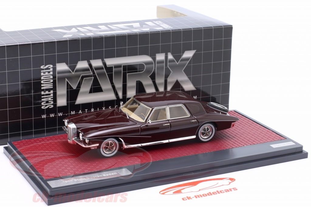 Matrix 1:43 Stutz Duplex Sedan Année de construction 1971 bordeaux ...