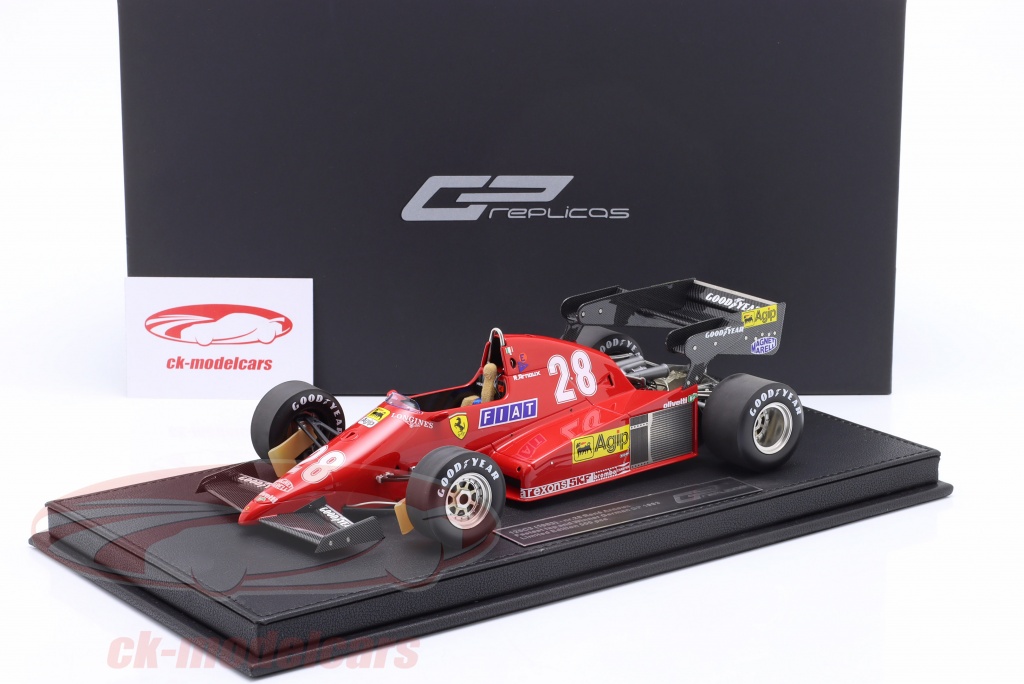 GP Replicas 1:18 R. Arnoux Ferrari 126C3 #28 Sieger Deutschland GP ...