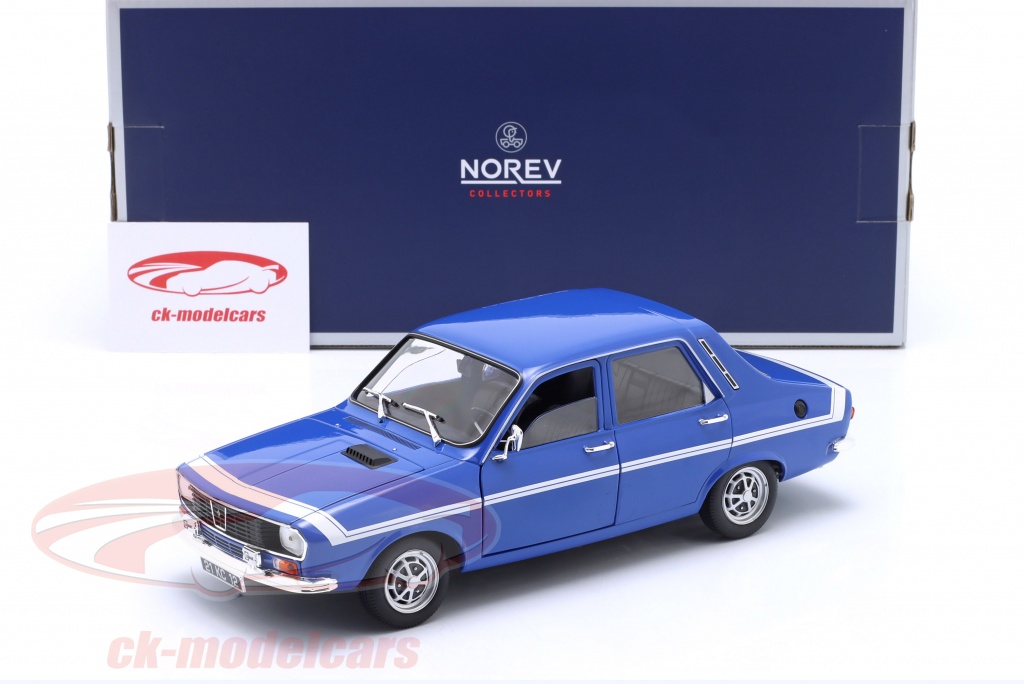 Norev 1:18 Renault 12 Gordini Année de construction 1971 bleu / blanc ...