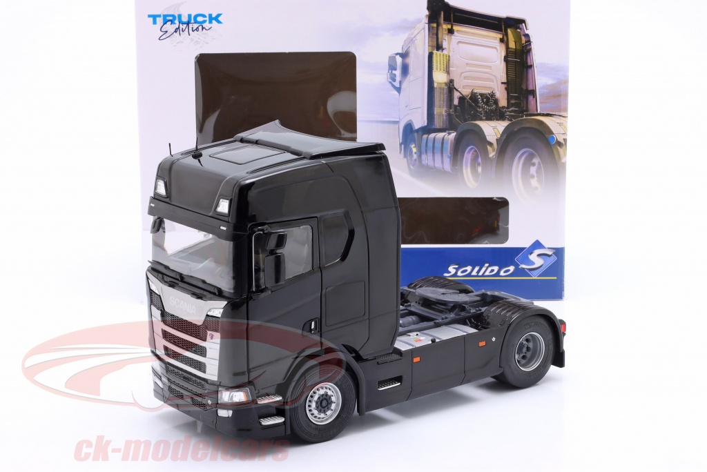 Solido 1:24 Scania S580 Highline SZM 2023 黑色的 S2400303 模型 汽车 S2400303 ...