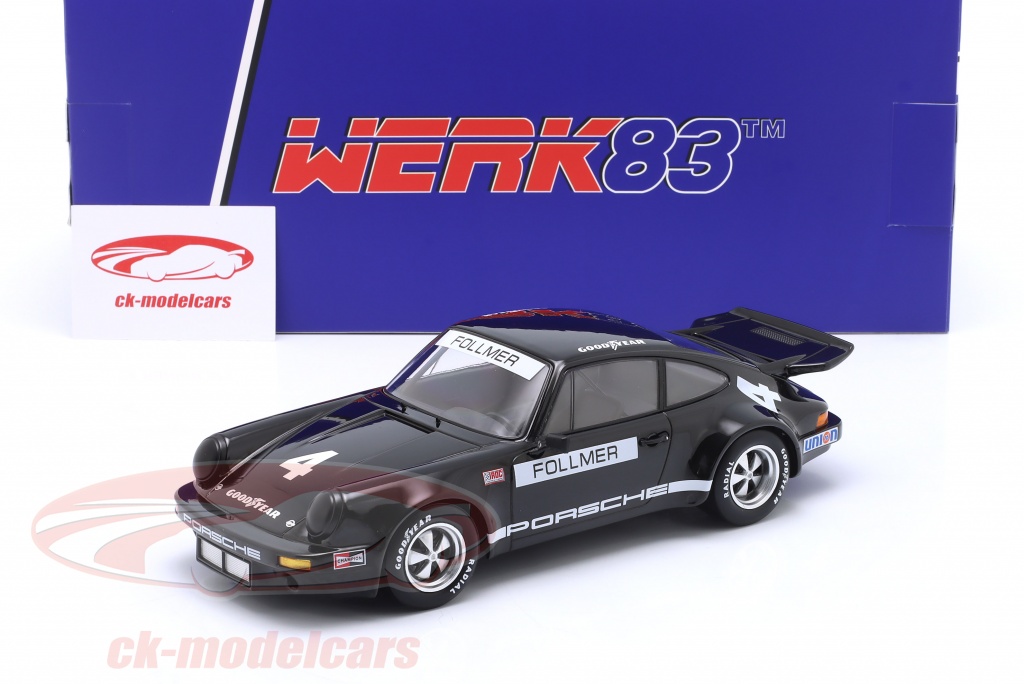 WERK83 1:18 Porsche 911 Carrera 3.0 RSR #4 IROC Riverside 1973 George ...