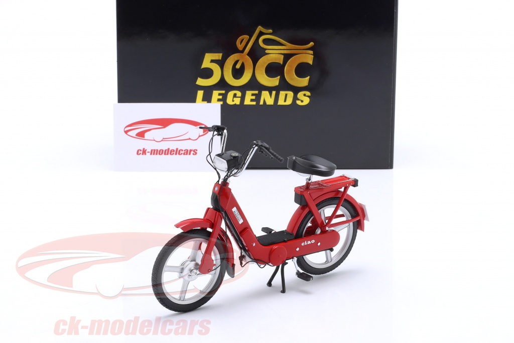 50CC Legends 1:10 Vespa Piaggio Ciao vermelho 50CC10031 modelo carro ...